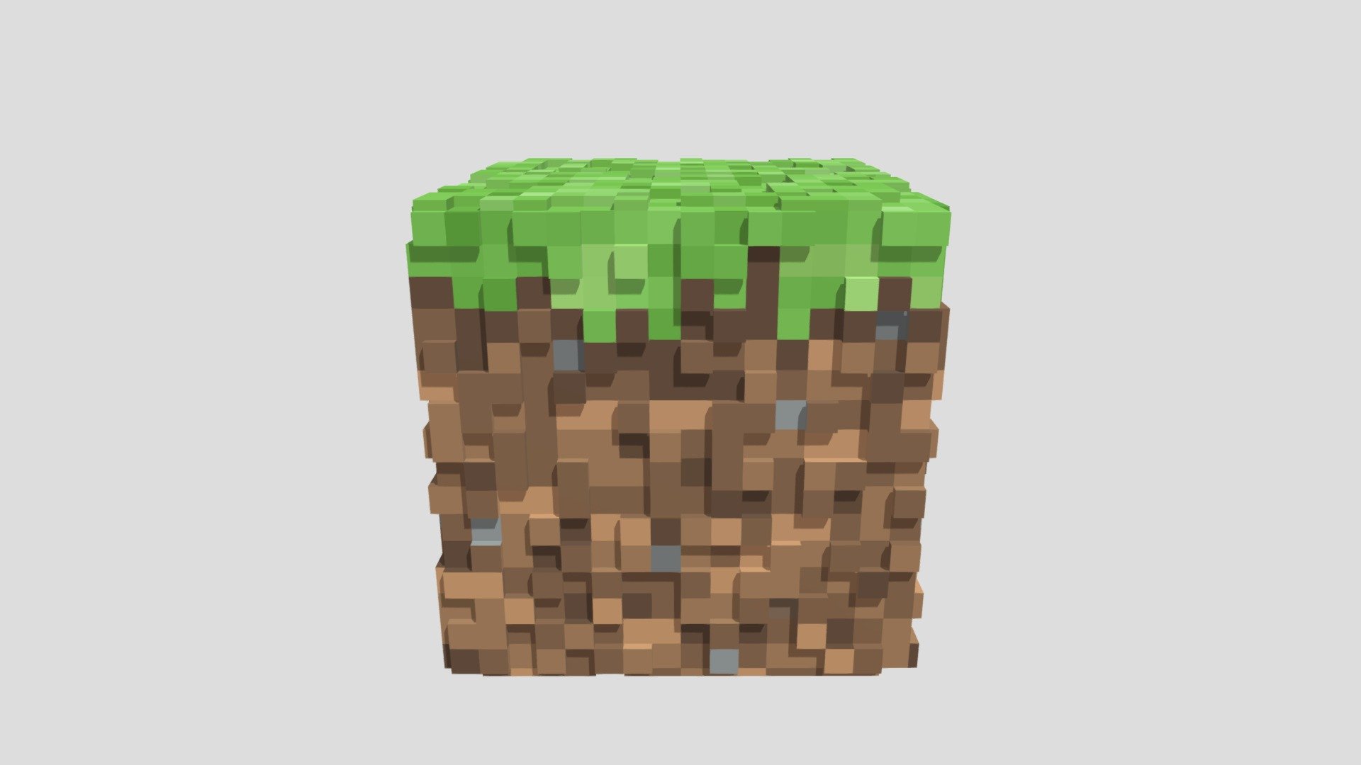 Grass Block 3D - Download Free 3D model by esmstage79 [6469bc5] - Sketchfab