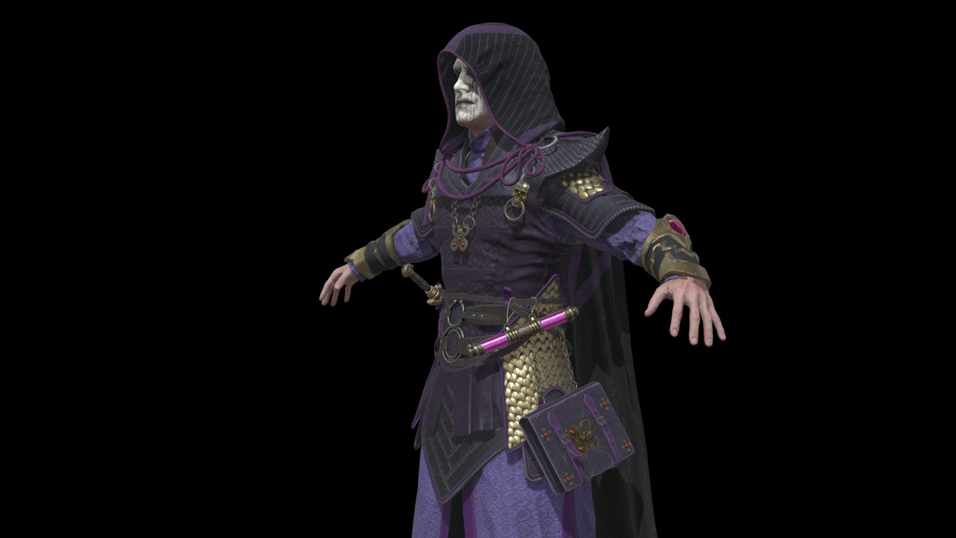 Wizard_Dark_Magican - Buy Royalty Free 3D model by dremorn [646c7ac ...