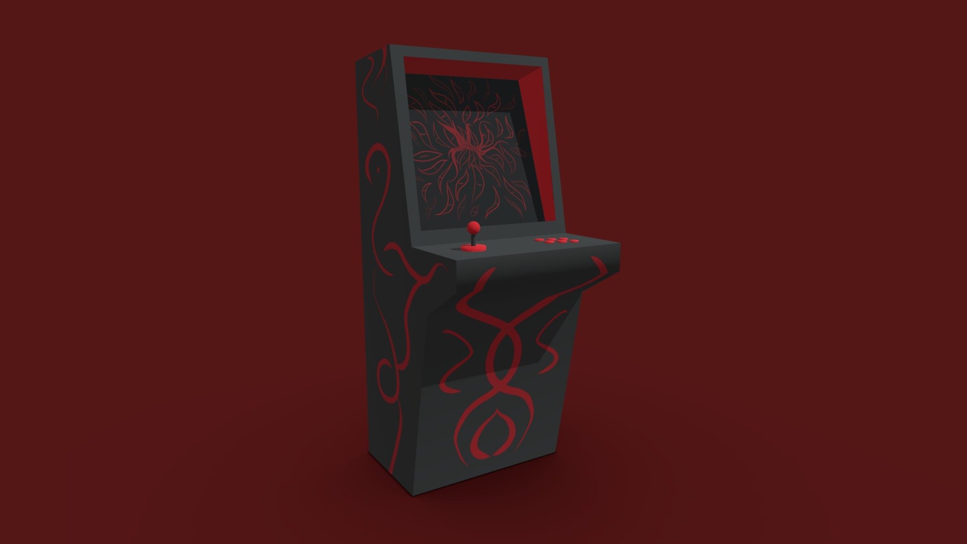 arcade machine - 3D model by Gillyano [646cb8d] - Sketchfab