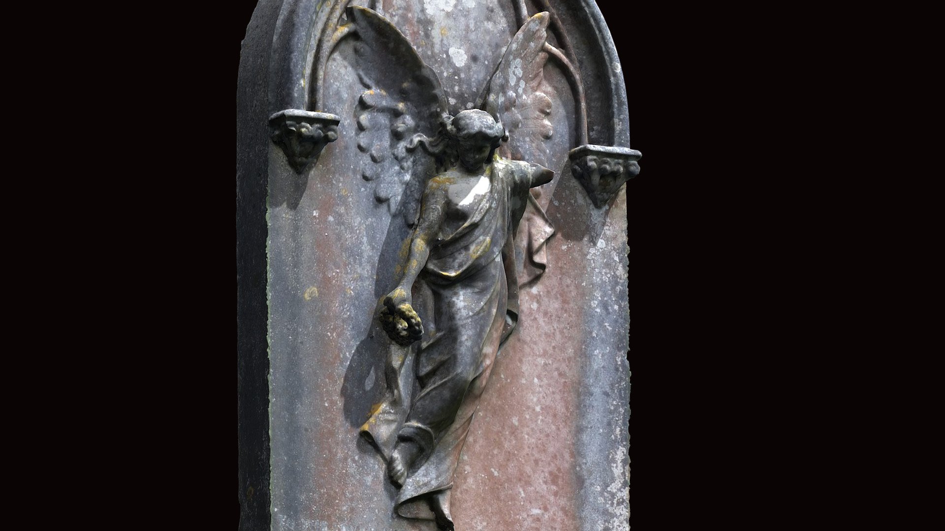 Elizabeth Richardson angel, South Brent - 3D model by Kenneth Lymer ...