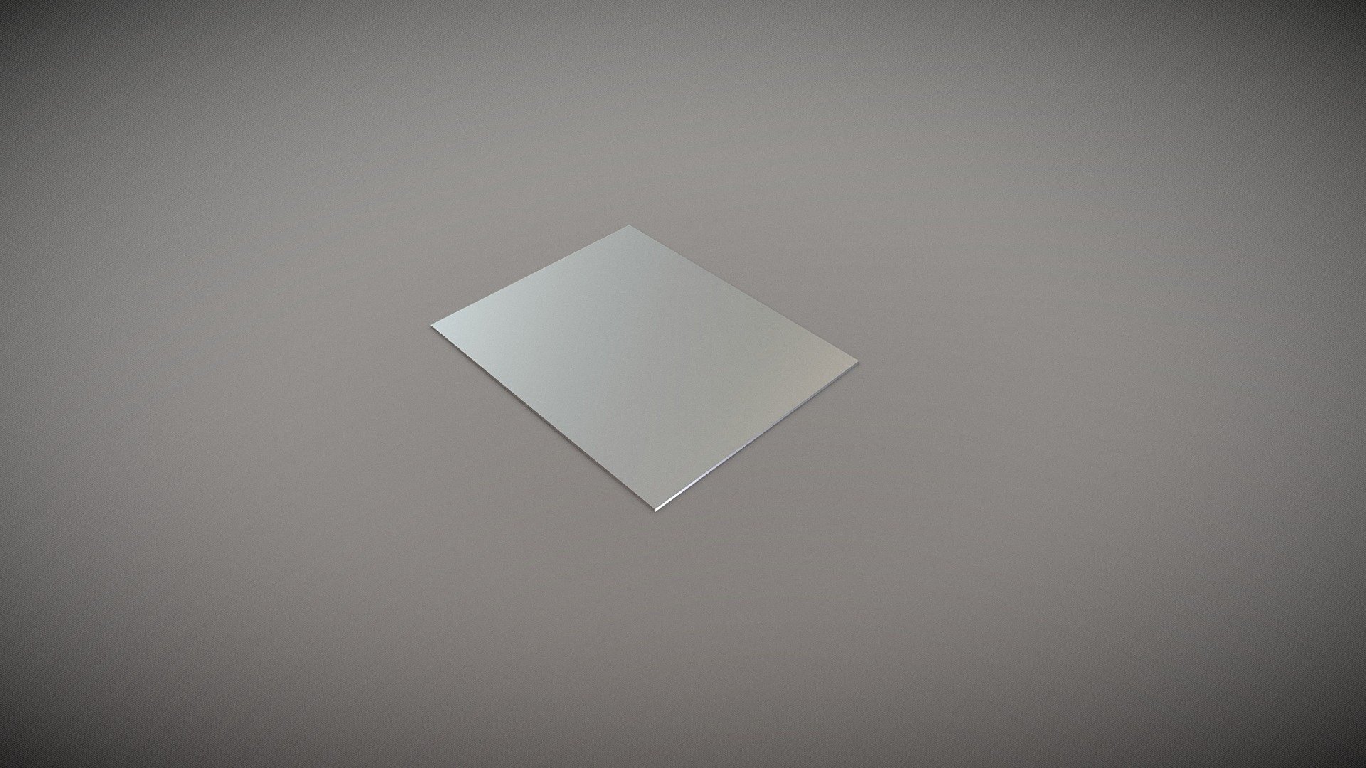 Stalen plaat van 100 x 80 x 1 mm | Pennenbakje - Download Free 3D model ...