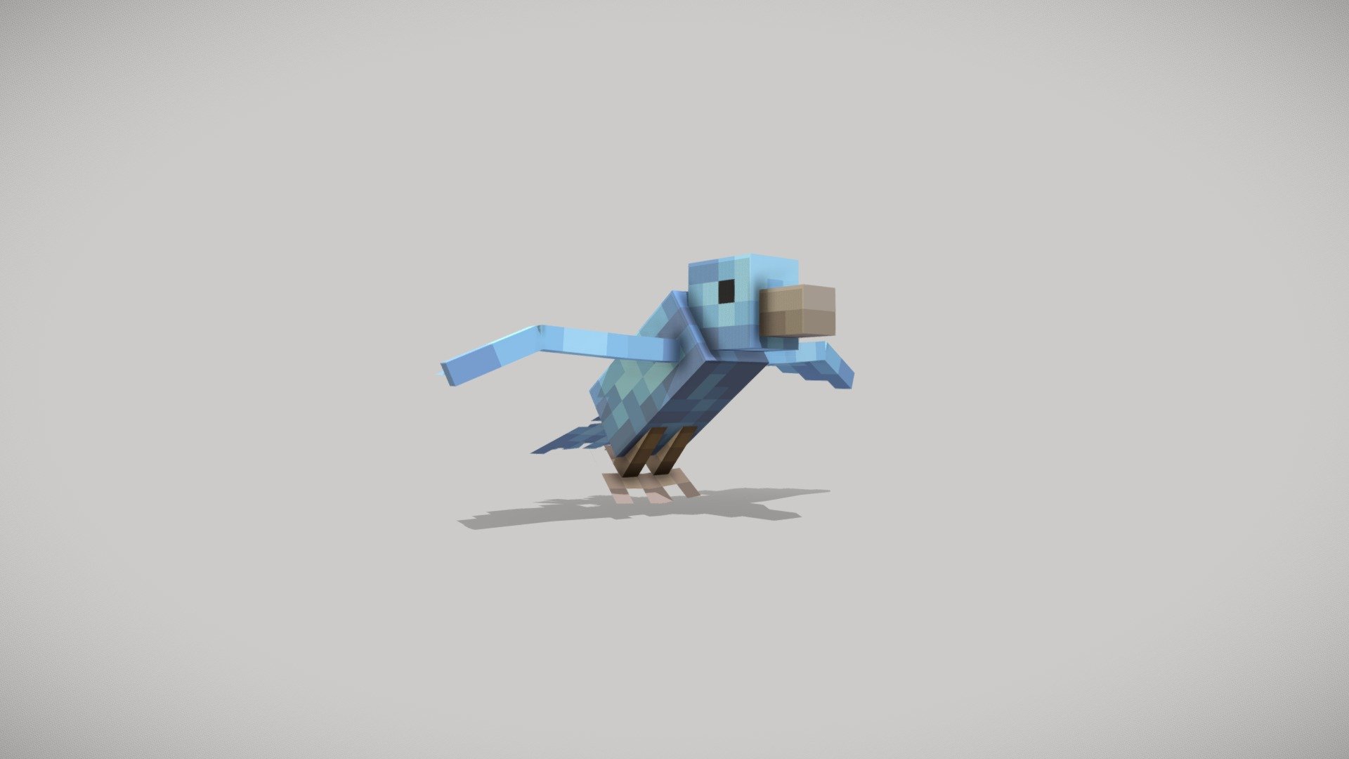 Bird | Minecraft model - 3D model by kenddie [64726b9] - Sketchfab