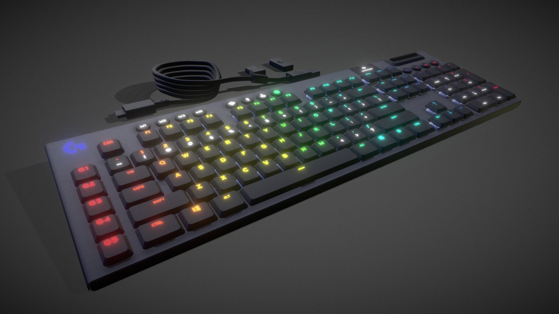 Logitech G915 Wireless Mechanical Keyboard - Buy Royalty Free 3D model ...