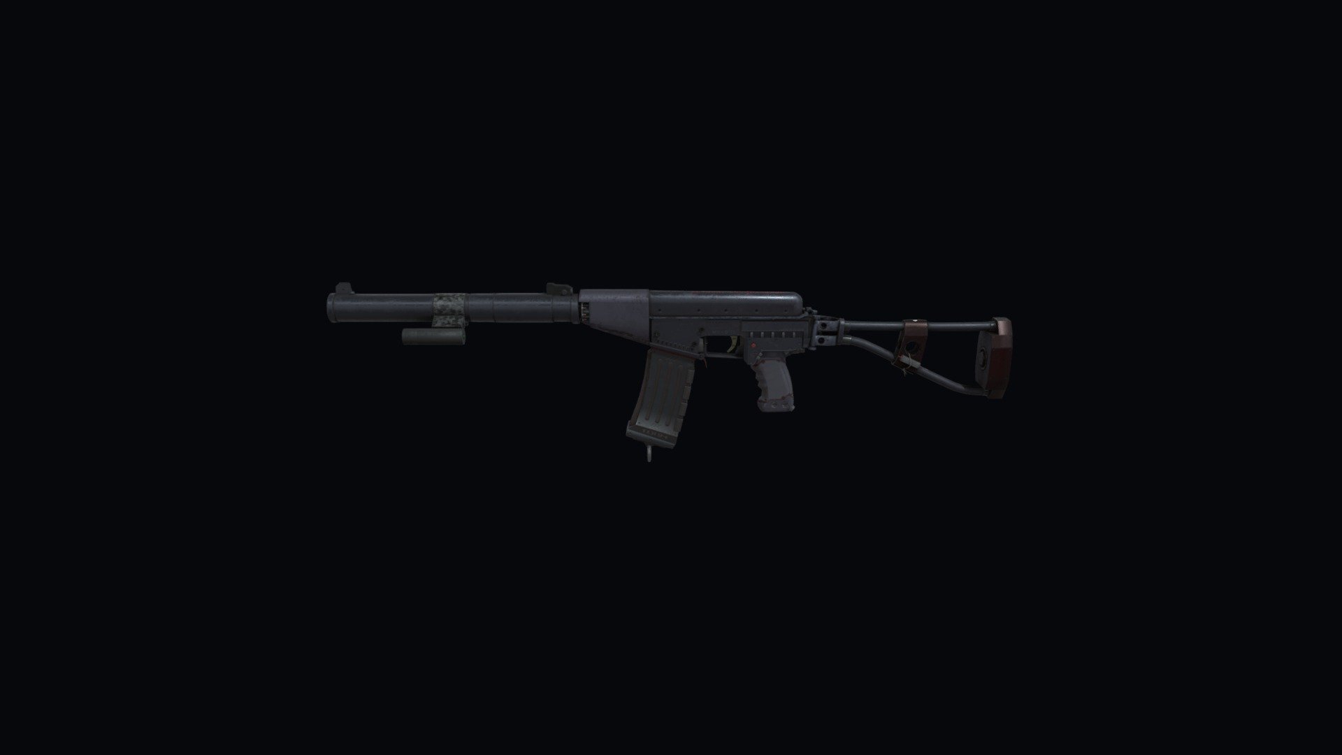 AS-VAL Assault Rifle - 3D model by Borja Callau Alcocer (@Borja.Callau ...