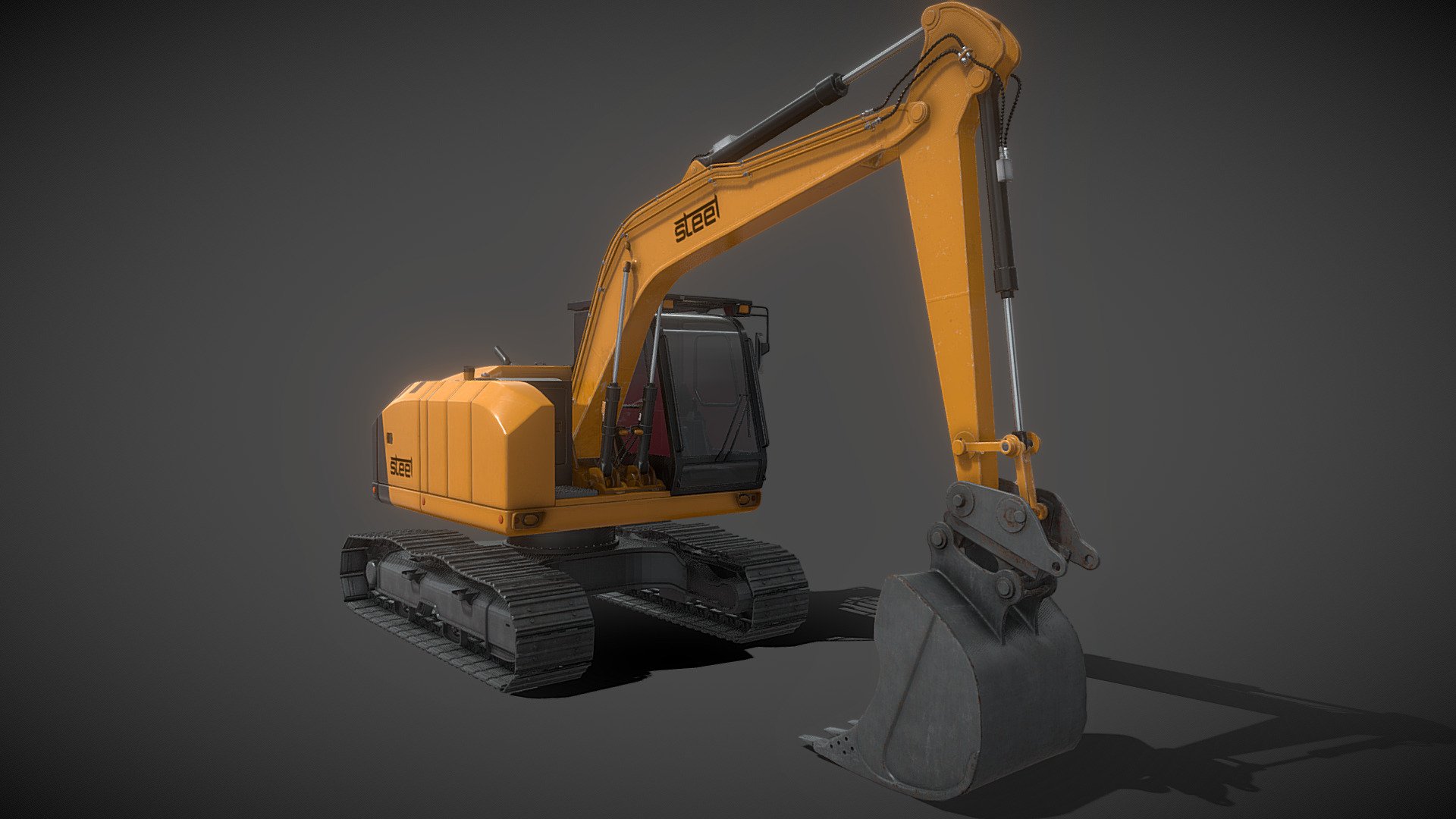 Excavator - 3D model by Lexaan (@DeadlyNoob) [647583f] - Sketchfab