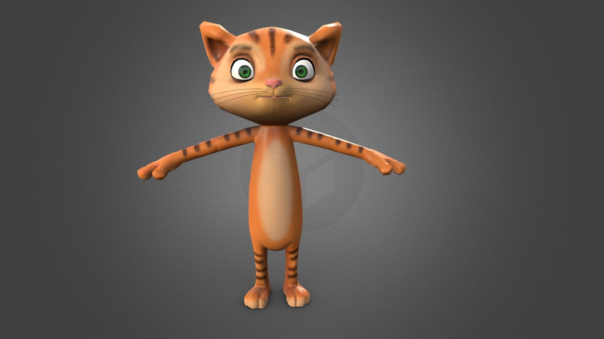 Stylized Cartoon Cat - Buy Royalty Free 3D model by leonart4d [6476ad2 ...