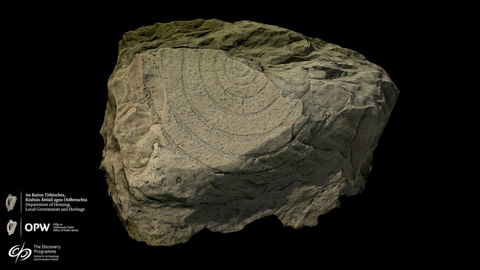 Kerbstone 90, Knowth (photo) - 3D model by The Discovery Programme ...
