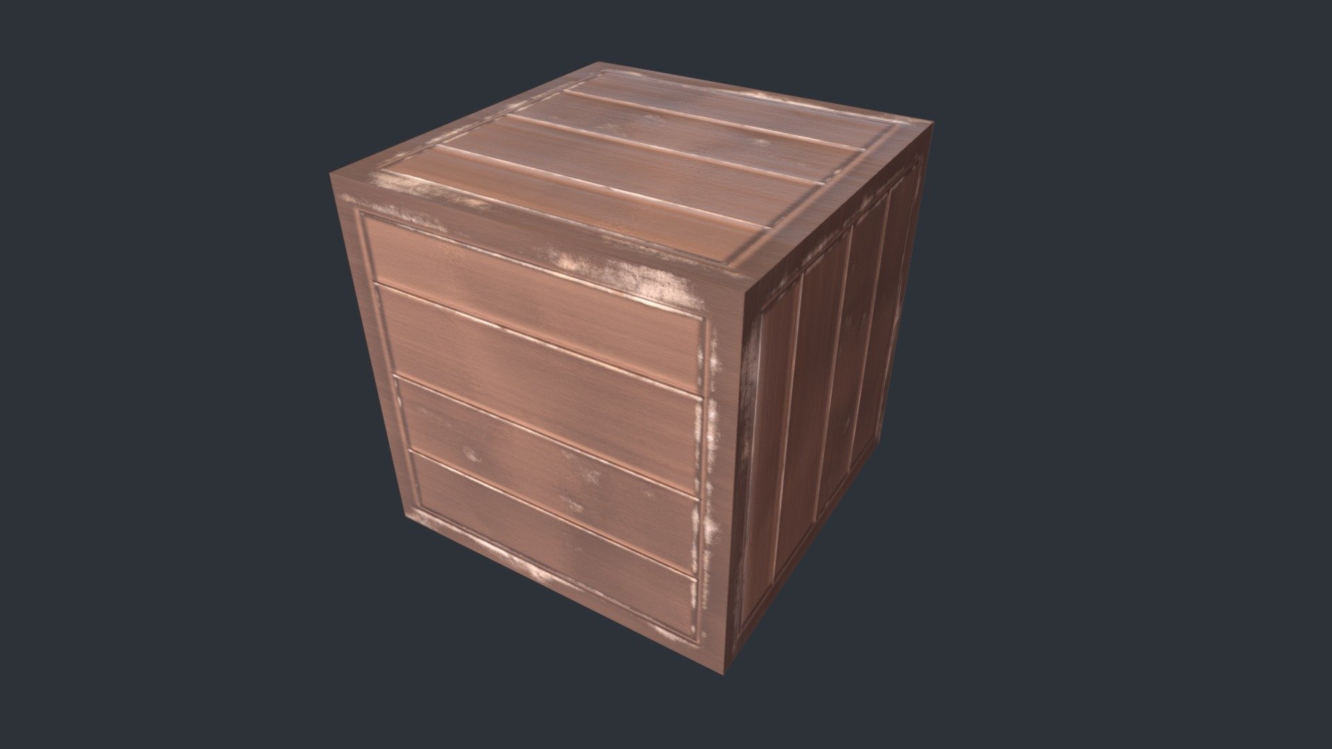 Low Poly Hand Painted Crate - 3D model by Shakur [6478fb5] - Sketchfab