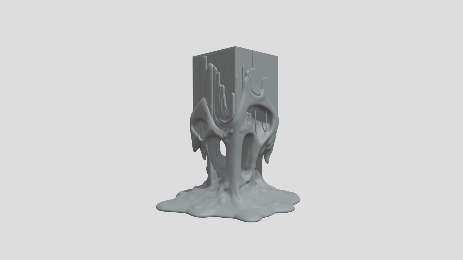 Melting Cube - 3D model by ThomasBejcek (@tbejcek) [6479a09] - Sketchfab