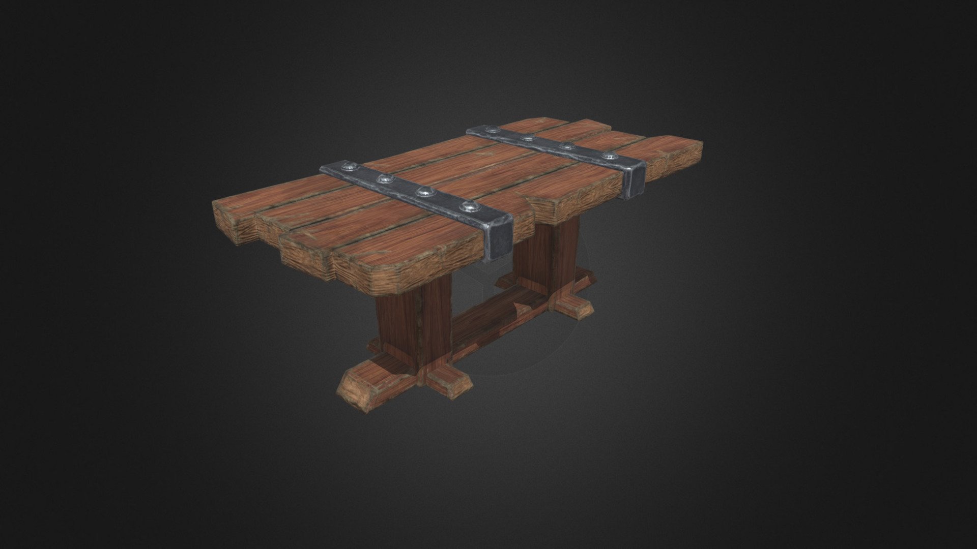 Wood Table - Download Free 3D model by Blackarus (@shelobanov.and ...
