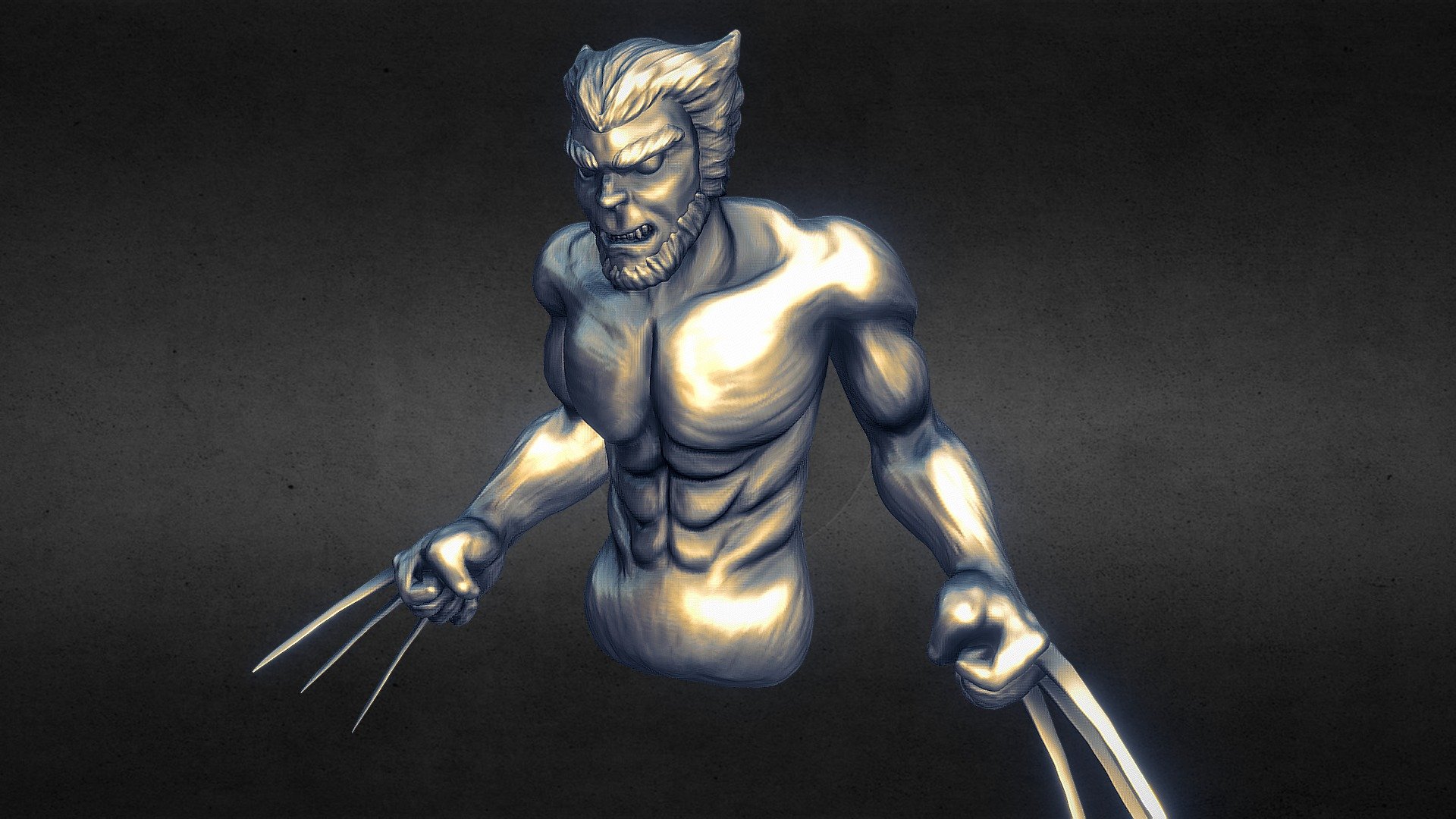 WOLVERINE ZBRUSH - 3D model by adrianhartz [647a566] - Sketchfab