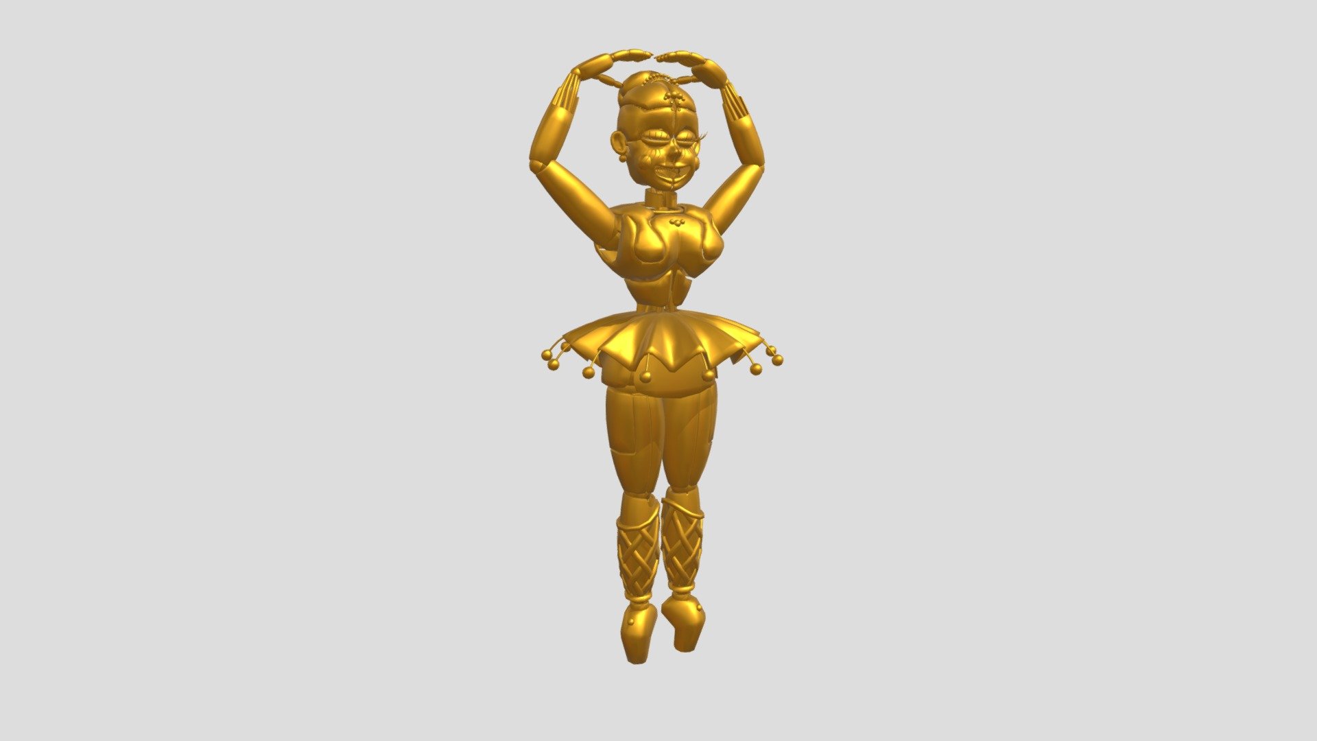 Golden Ballora - Download Free 3D model by Gusifer719 (@Gusifer71 ...
