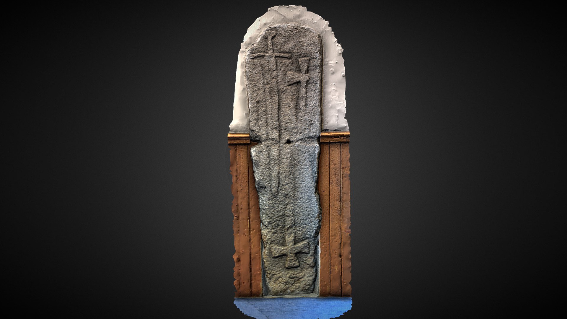 Birse Church Cross Slab, Aberdeenshire - Download Free 3D model by ...