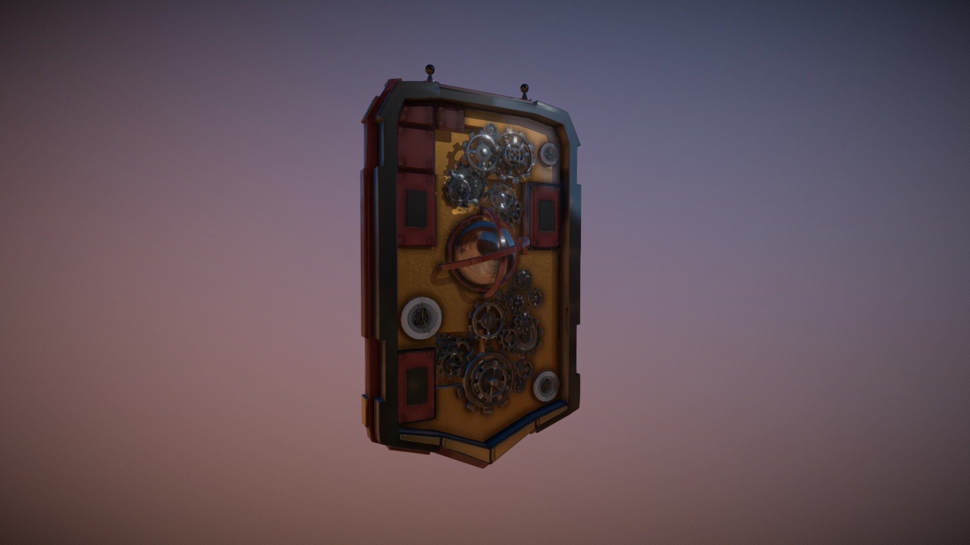 Clockwork_Shield_V0.1 - 3D model by ReidarOksn [647cda2] - Sketchfab