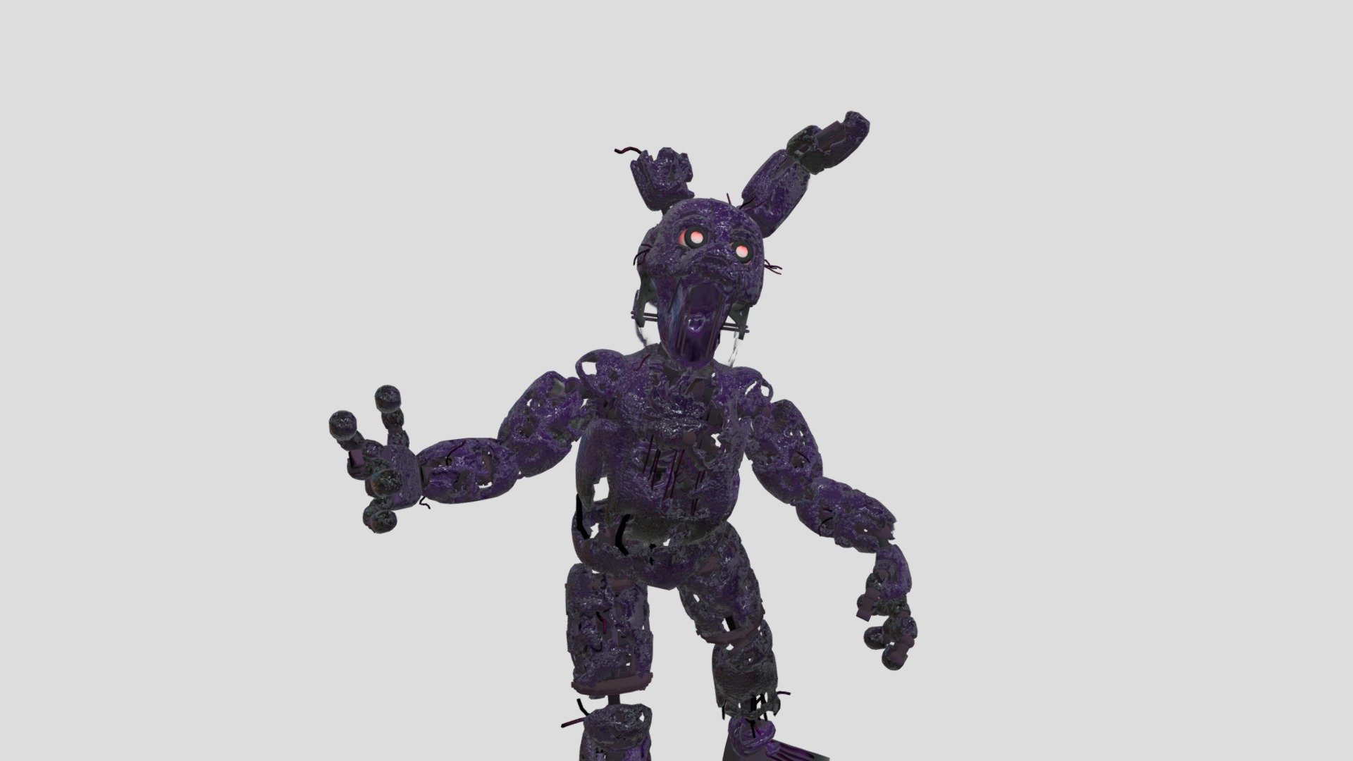 Ignited_Springtrap - 3D model by l91995681 [647ffee] - Sketchfab
