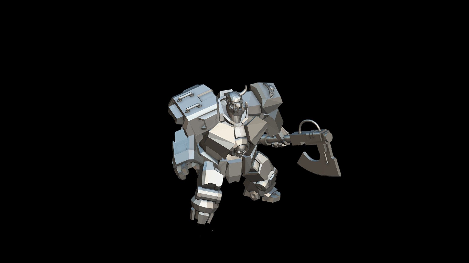 Krell Warhammer mech-viking - 3D model by sten-.- [6480990] - Sketchfab