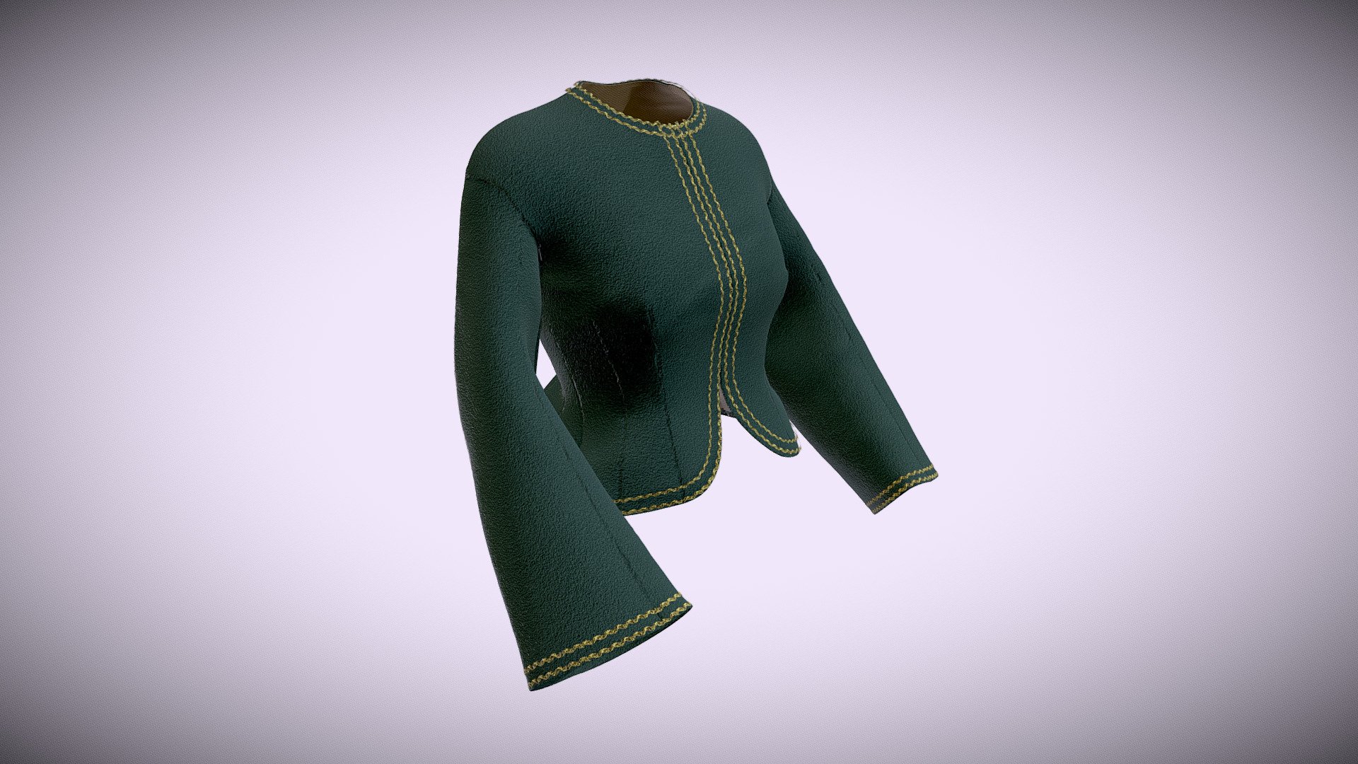 Women's jacket(1862) - a digital reconstruction - Download Free 3D ...
