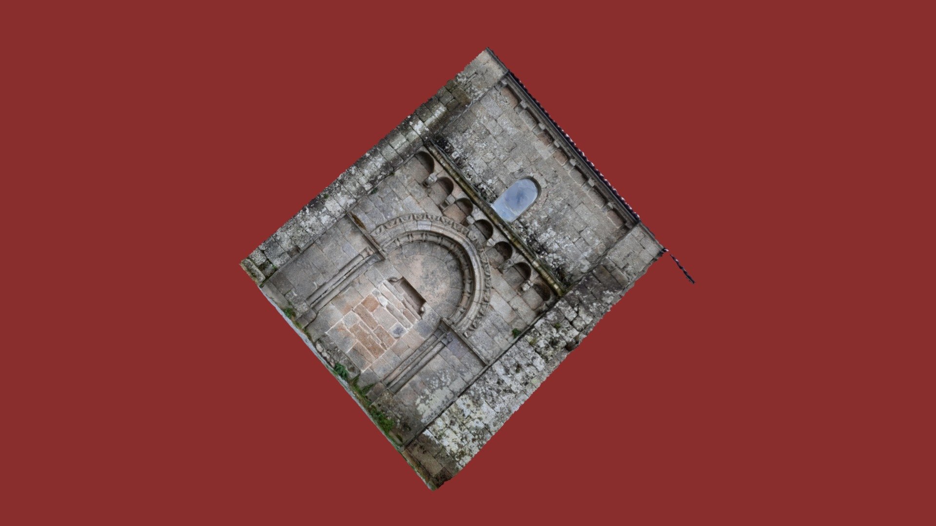 Porta Norte do Mosteiro de Xunqueira (Ourense) - 3D model by ...
