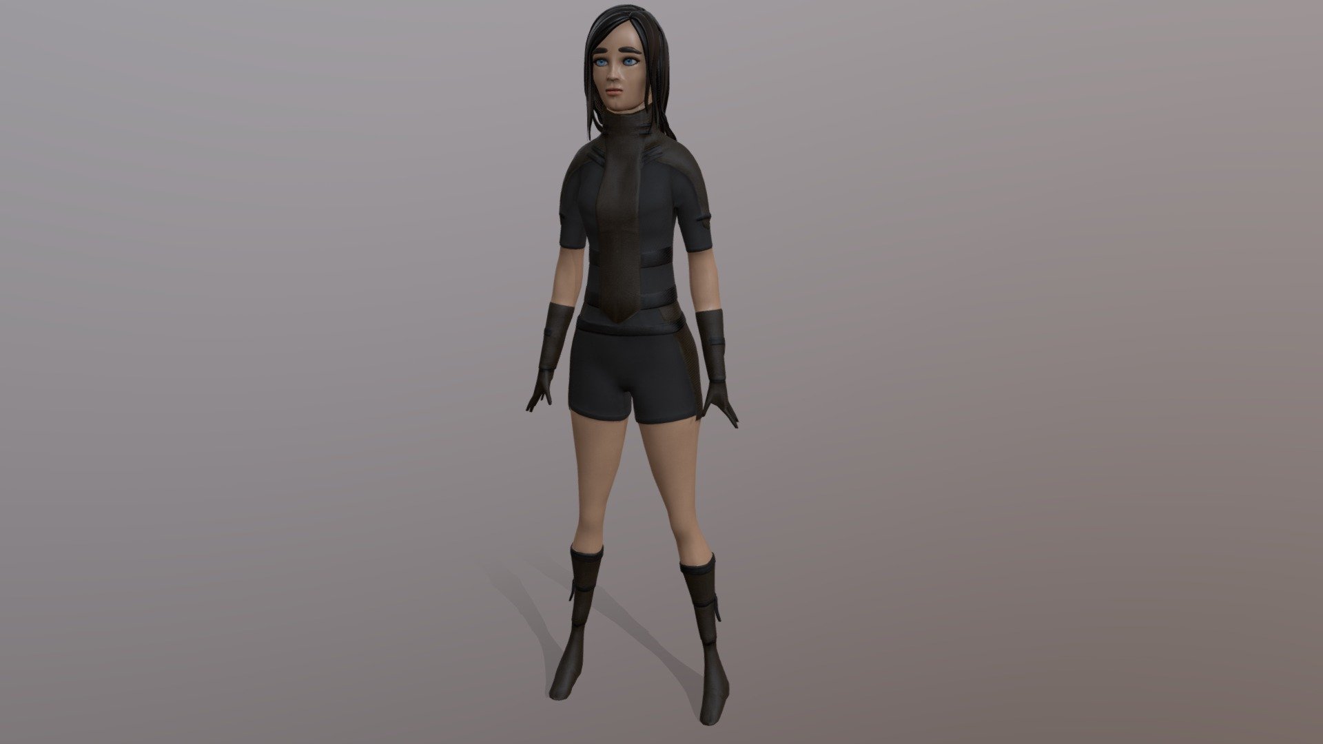 Girl - Download Free 3D model by Tef1k (@tefik) [6481ad4] - Sketchfab