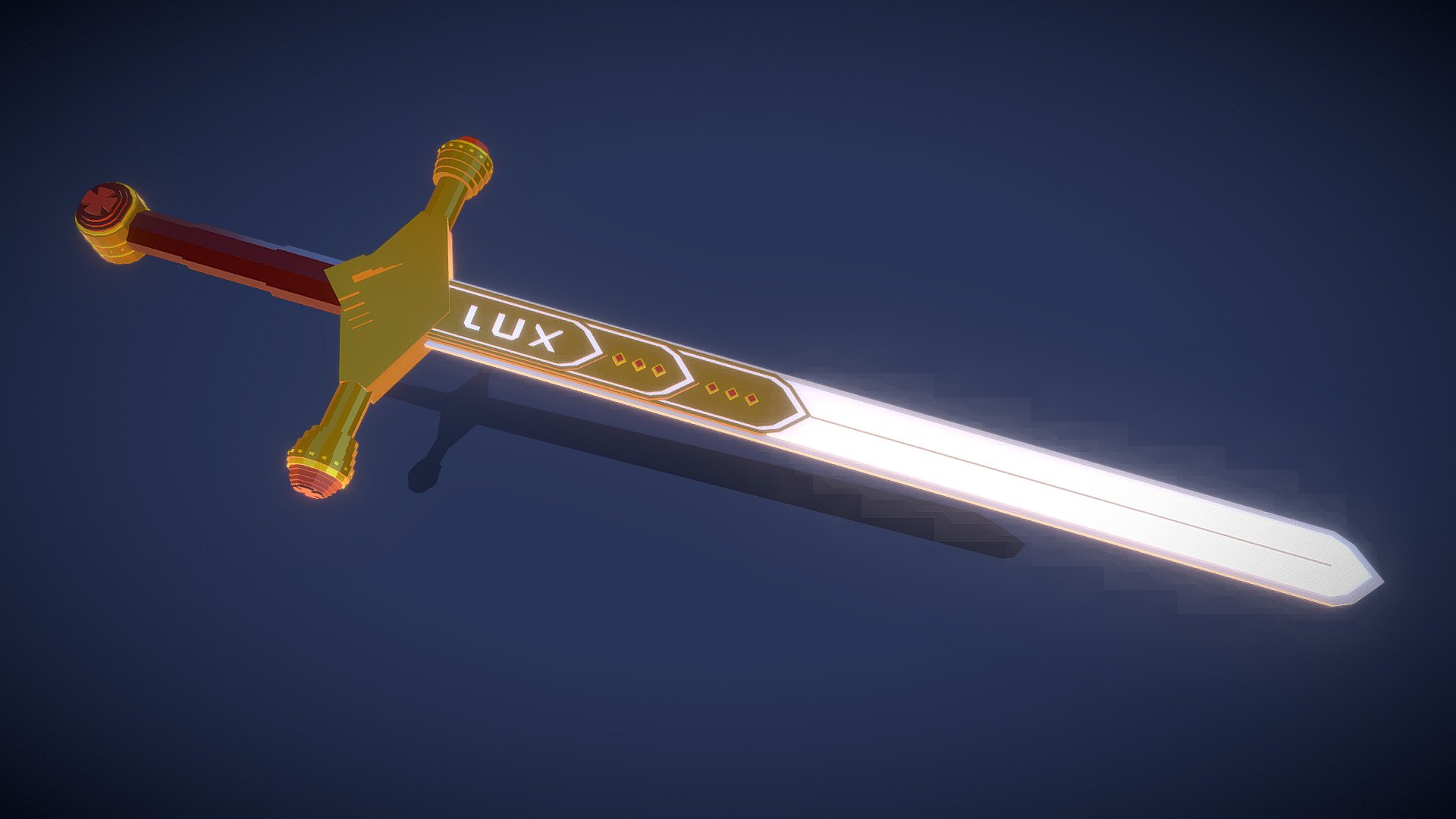 Sword - LUX - 3D model by Charlie Santini (@charliesantini20) [64823db ...