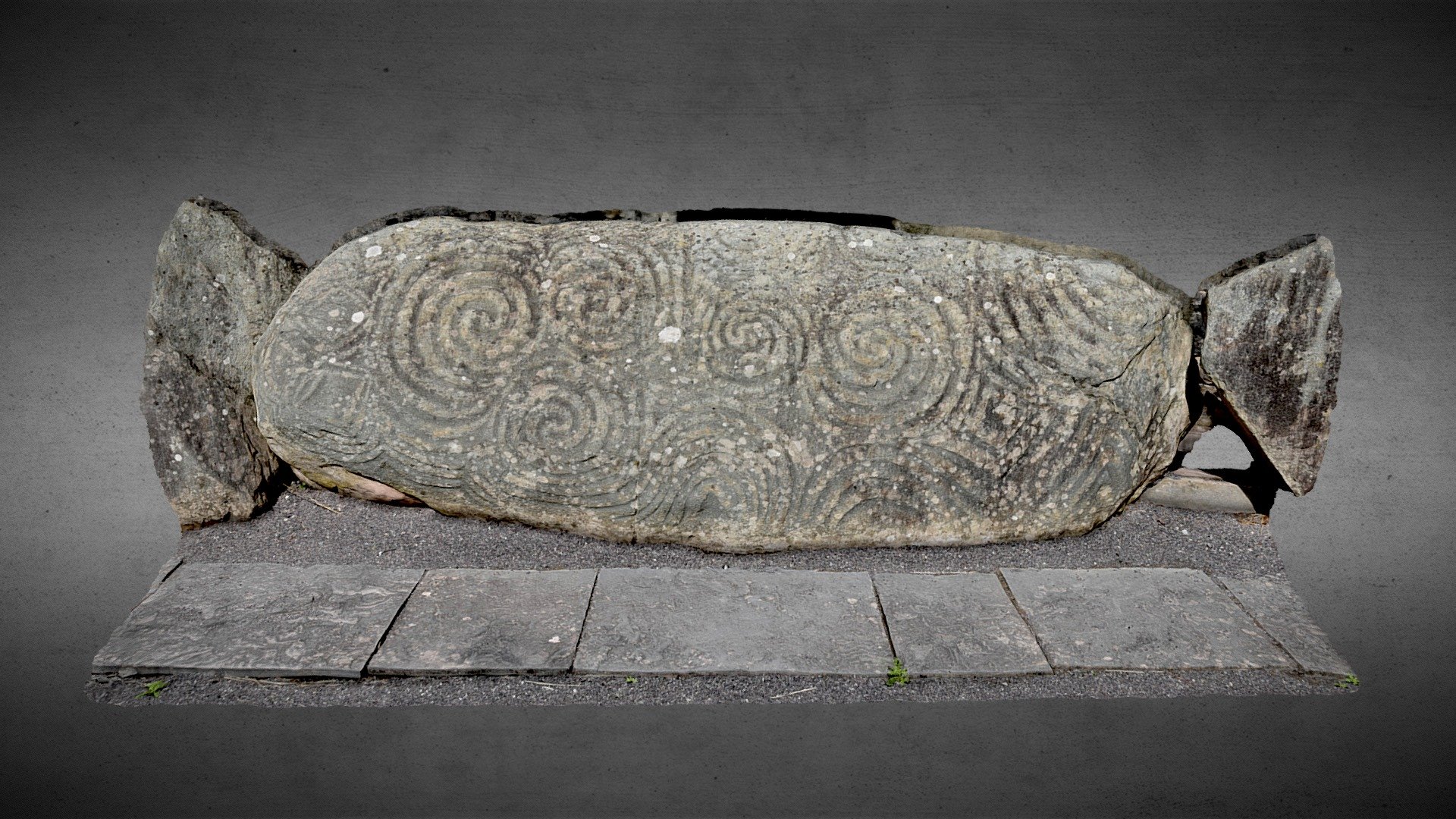 Newgrange Entrance Kerbstone - Download Free 3D model by rmark [6485b82 ...