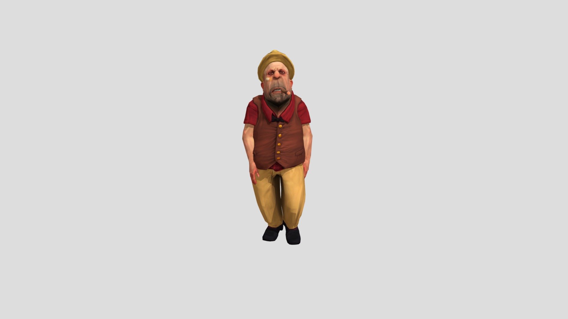 Shoved Reaction With Spin - Download Free 3D model by ...