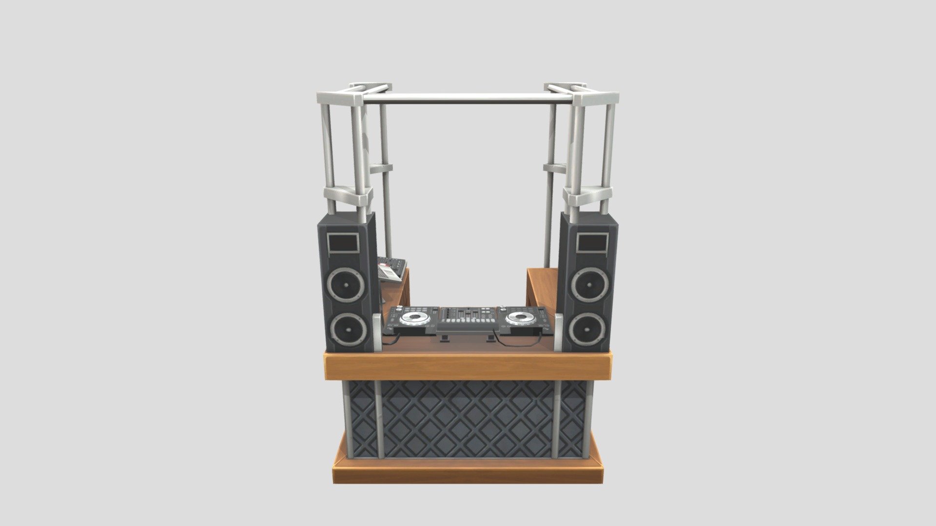 DJ Booth The Sims 4 - 3D model by setsoyuz [6487b5d] - Sketchfab