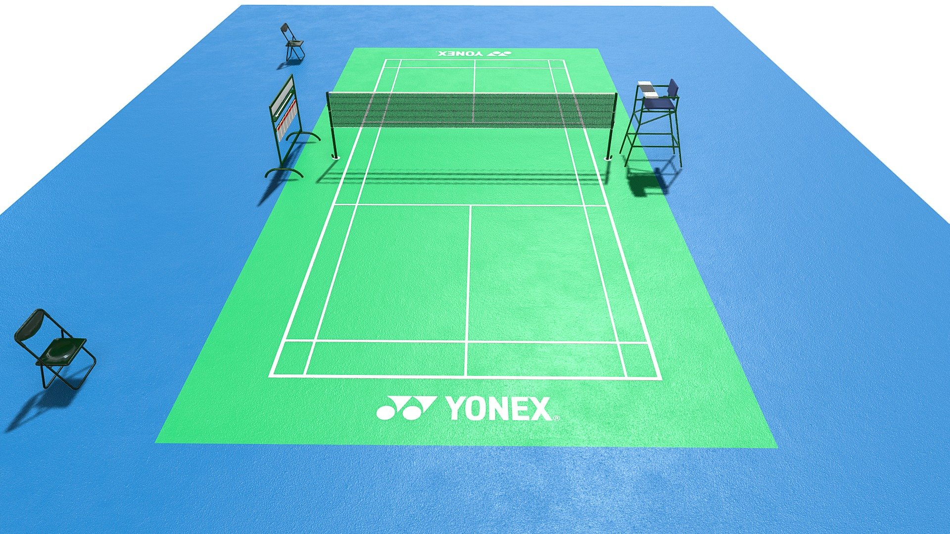 Badminton Court - Buy Royalty Free 3D model by Studio Lab (@studiolab ...