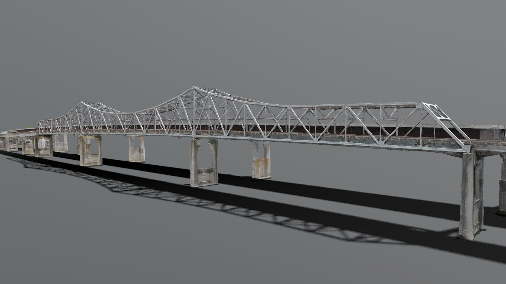 US Hwy 231 Tennessee River Bridge - Buy Royalty Free 3D model by ...