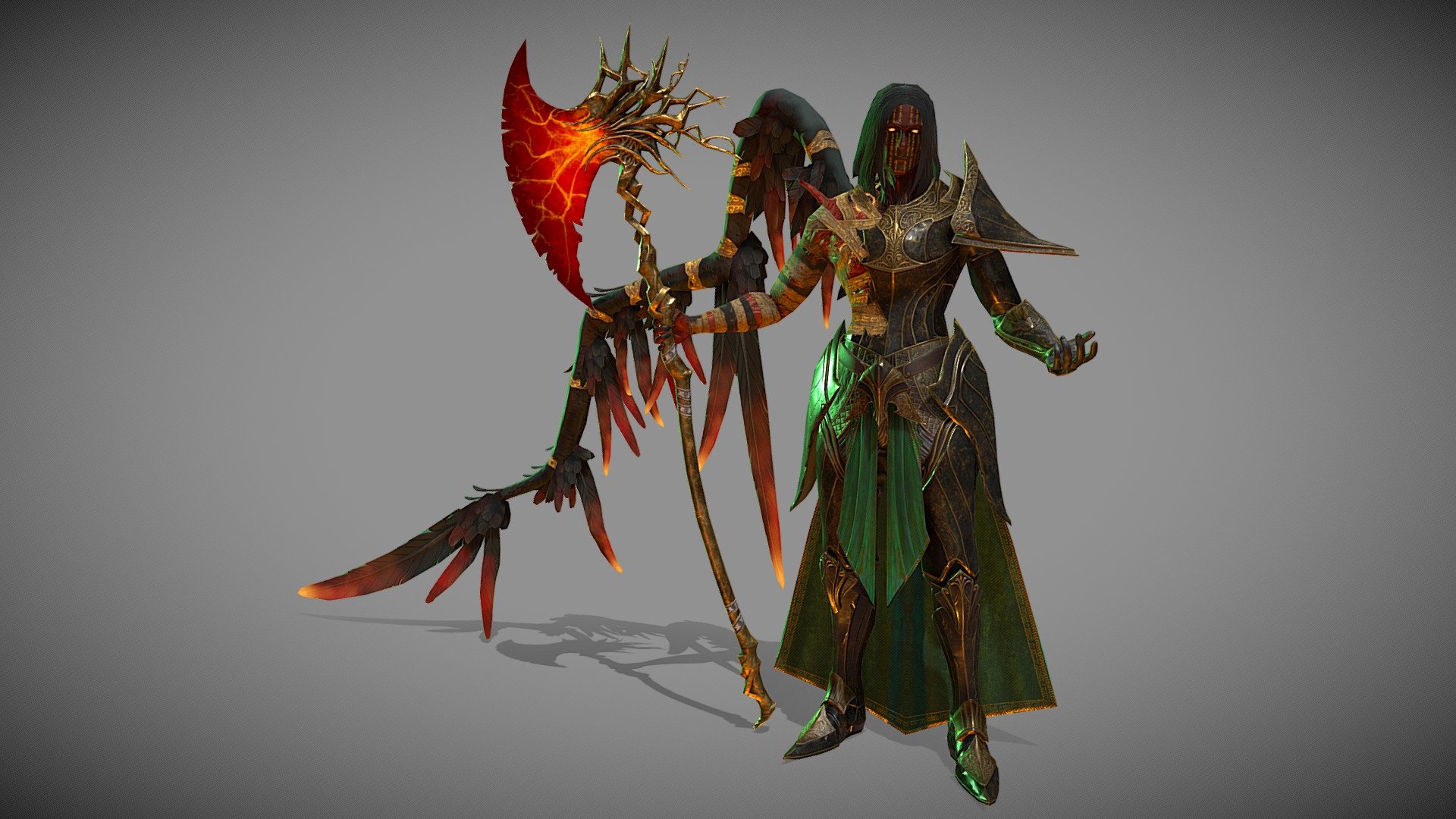 Fantasy character for game - 3D model by True Axion (@trueaxion ...