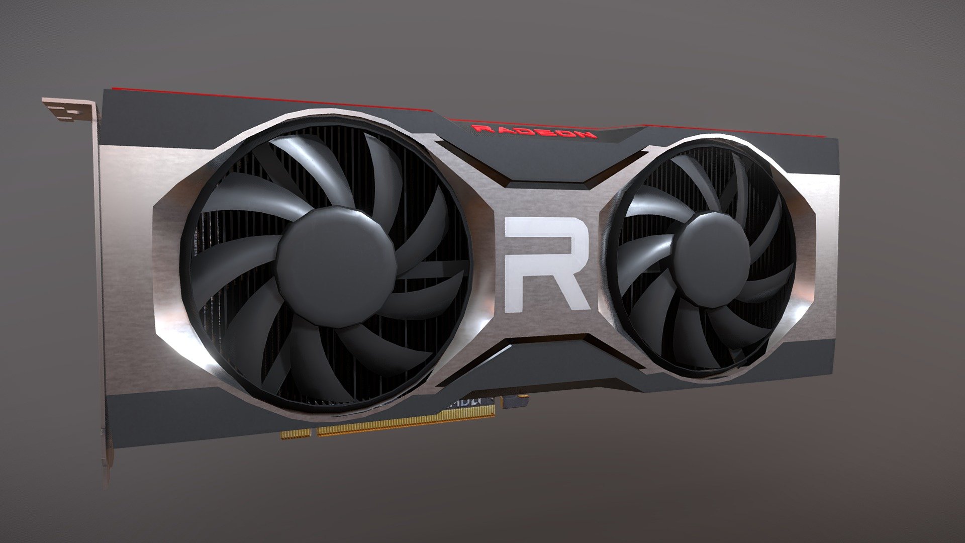 GPU AMD RX 6700 XT - Download Free 3D model by BlenderFace ...