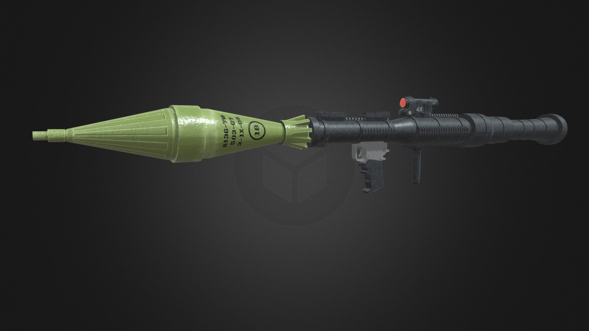 Soviet RPG-7 - 3D model by Chin Eeyang (@chinyang1607) [648b963 ...