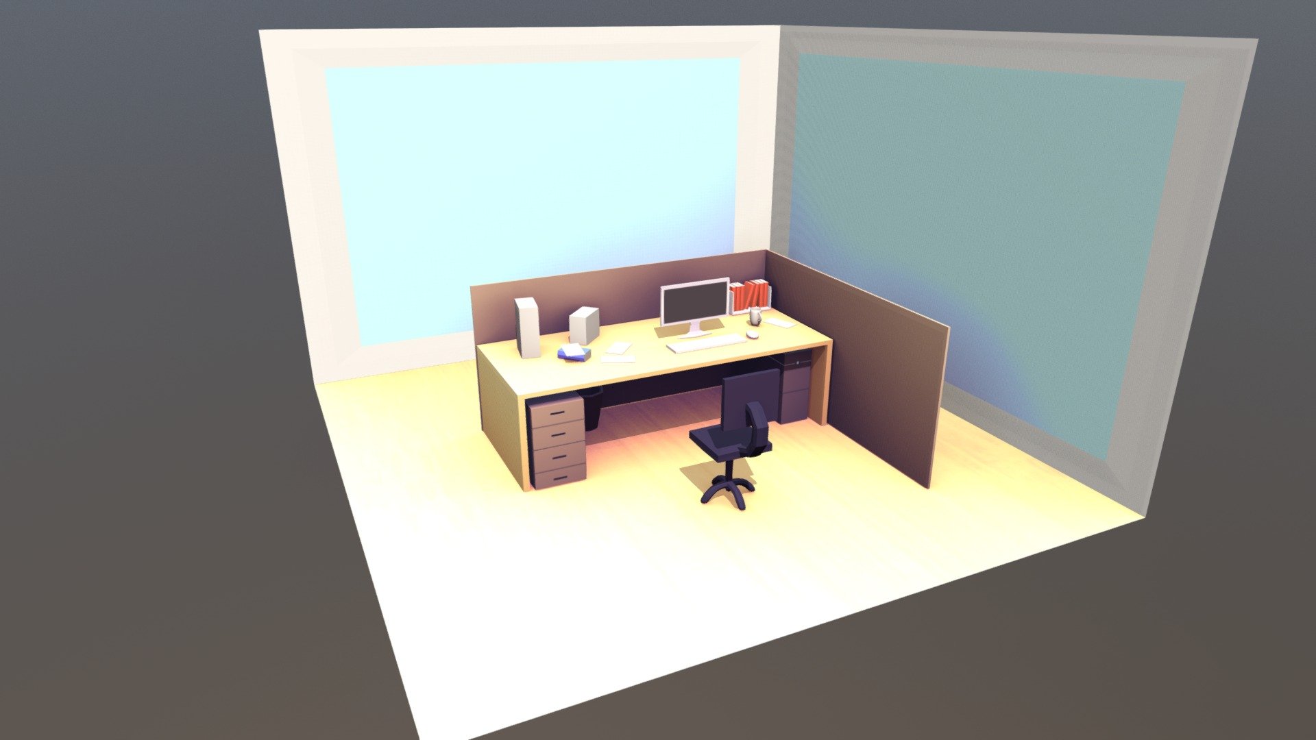 Office Fbx - 3D model by alfred (@alf3d) [648d90c] - Sketchfab