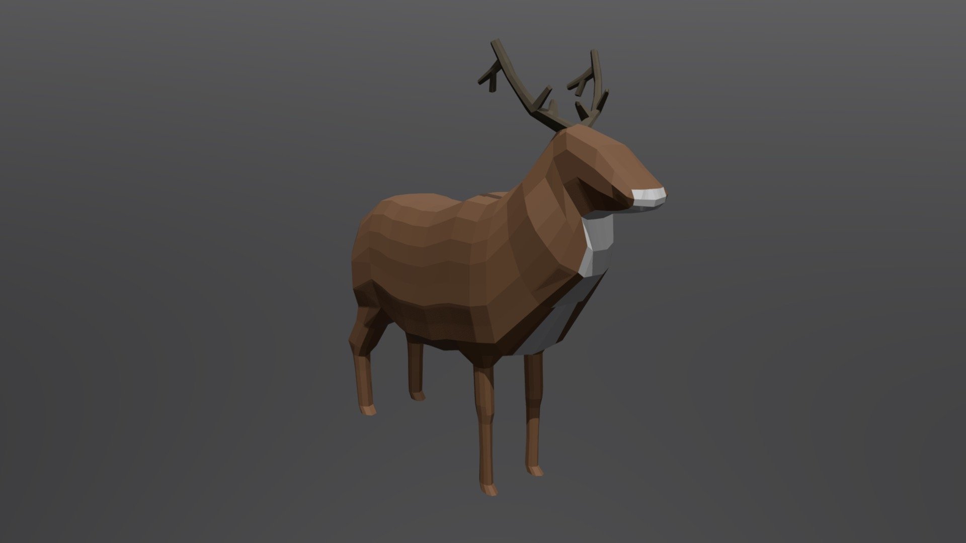 Reindeer 1 - 3D model by eclypso [648e77f] - Sketchfab