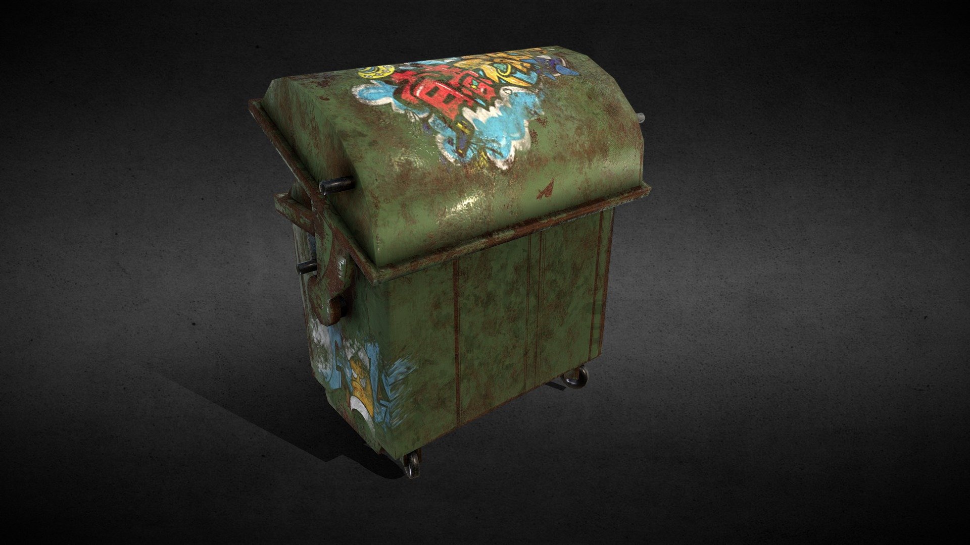 low poly bin - 3D model by Gerardferri [648f447] - Sketchfab