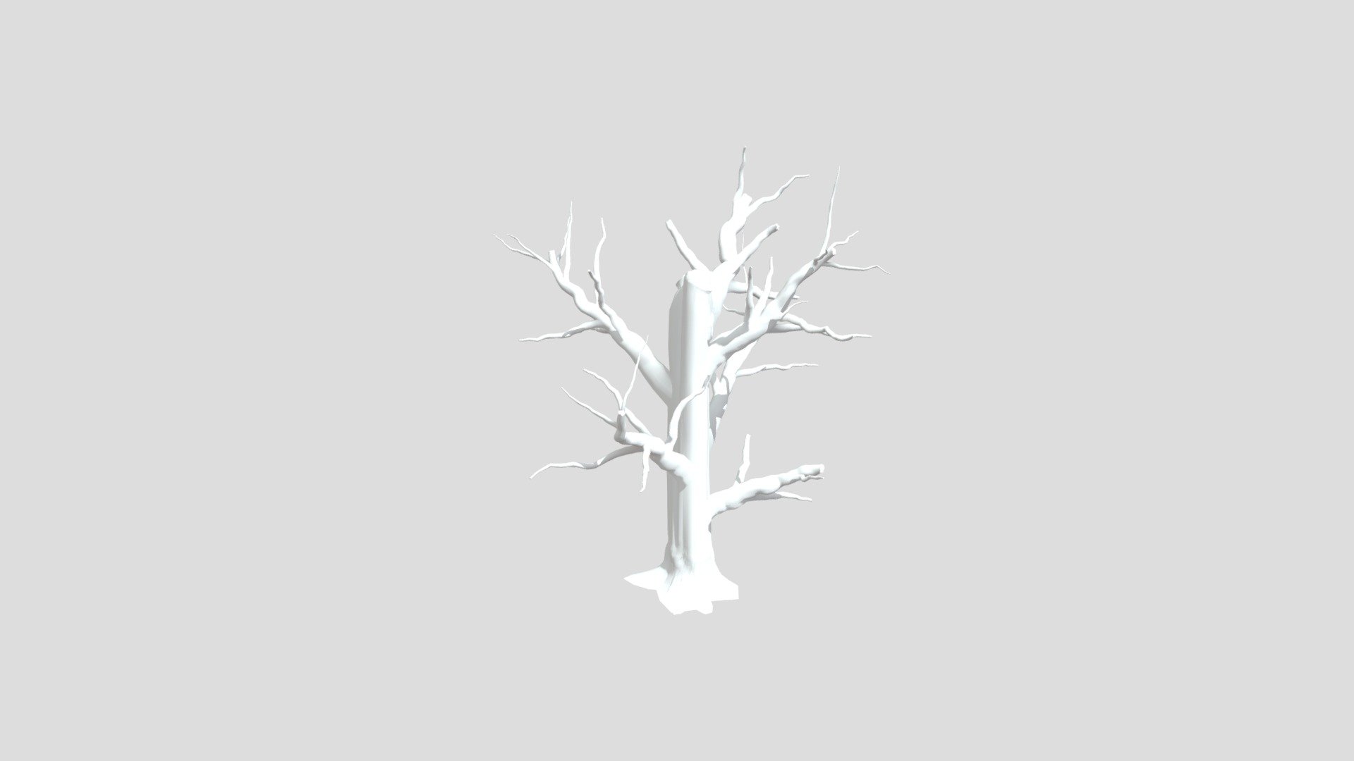tree with dry twigs - 3D model by jose_luiz_agricola [649057e] - Sketchfab