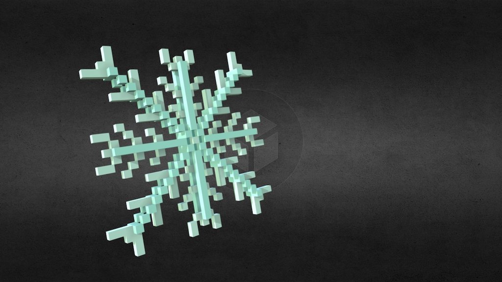Christmas Calendar - Day 5 - Snowflake - 3D model by Stadalf [6490792 ...