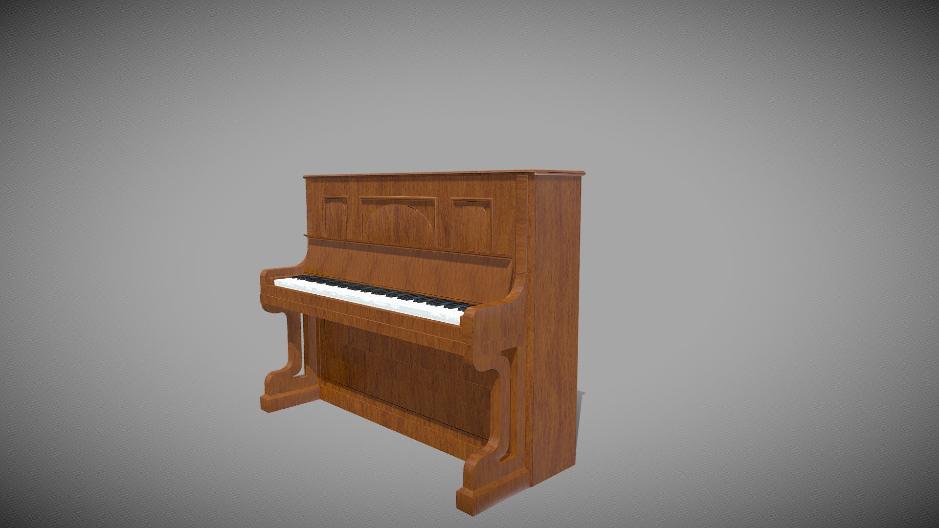 Piano - Download Free 3D model by caz747 [6490b6f] - Sketchfab