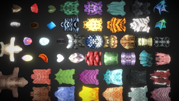 Skins 3D models - Sketchfab