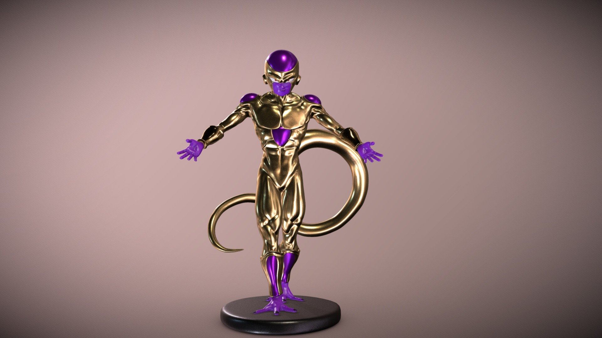 Golden Old Frieza - 3D model by ciappomartin [6492942] - Sketchfab