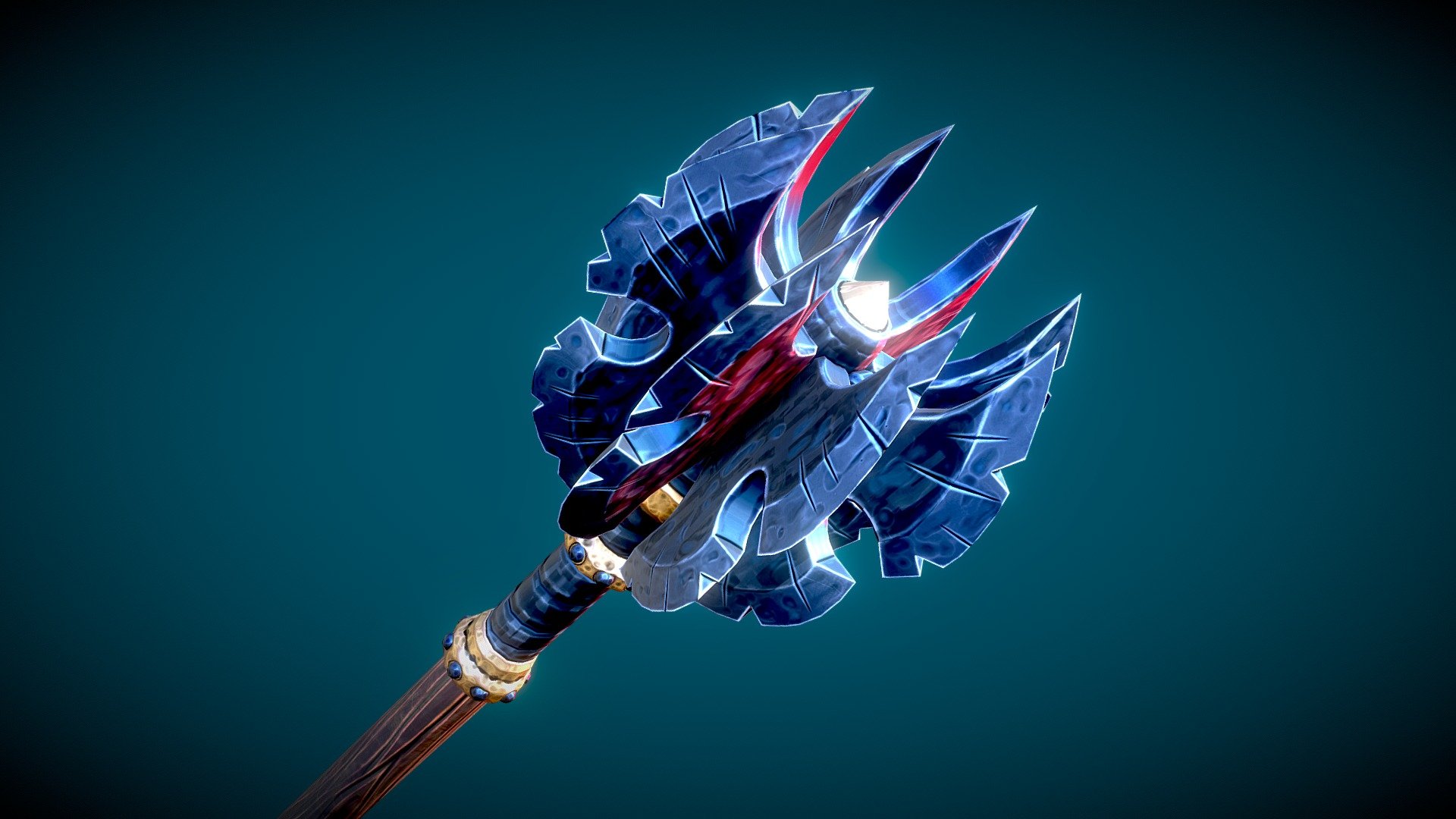 Stylized War Mace - Download Free 3D model by Matheus Elias (@Tuteupai ...