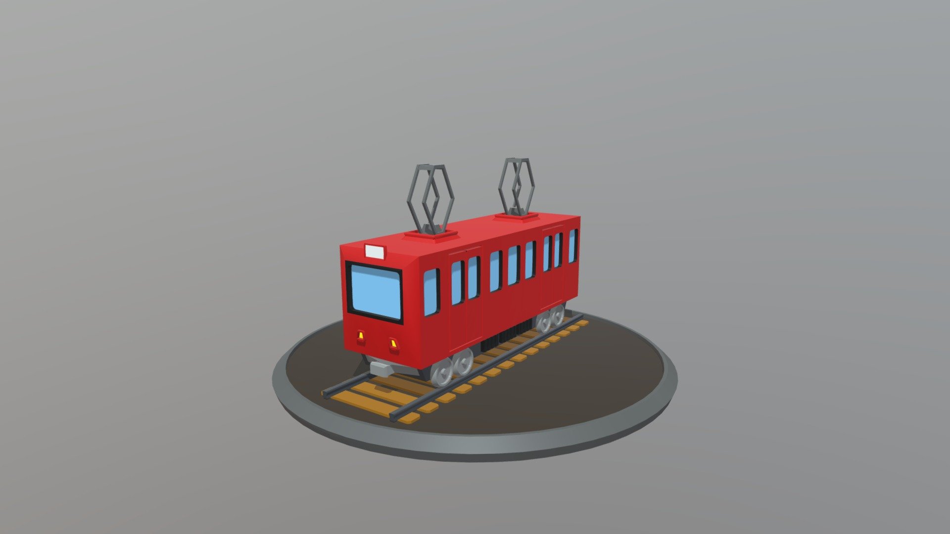 Cartoon trolley - 3D model by vazquez.se [6496f51] - Sketchfab