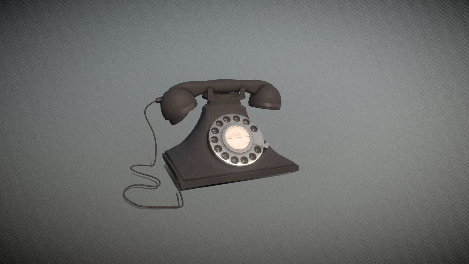 Rotary Telephone - 3D model by LouisC (@LouisCotton) [64972bc] - Sketchfab