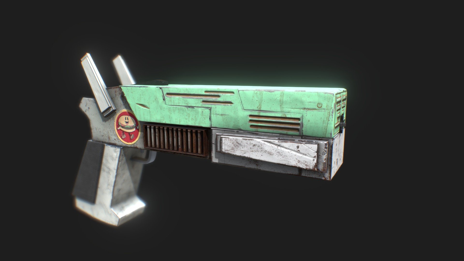 Spatula Gun - The Spatulet - Download Free 3D model by Baptiste Lonqueu ...