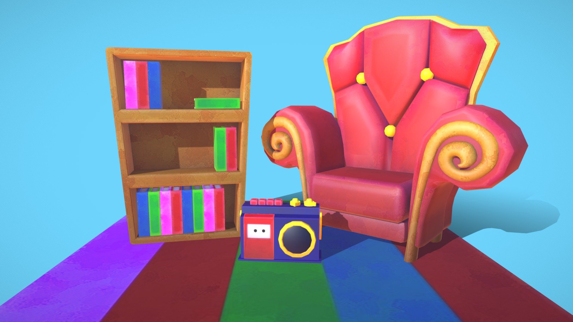 Low Poly Cozy Pack - Buy Royalty Free 3D model by Coco Jinjo ...