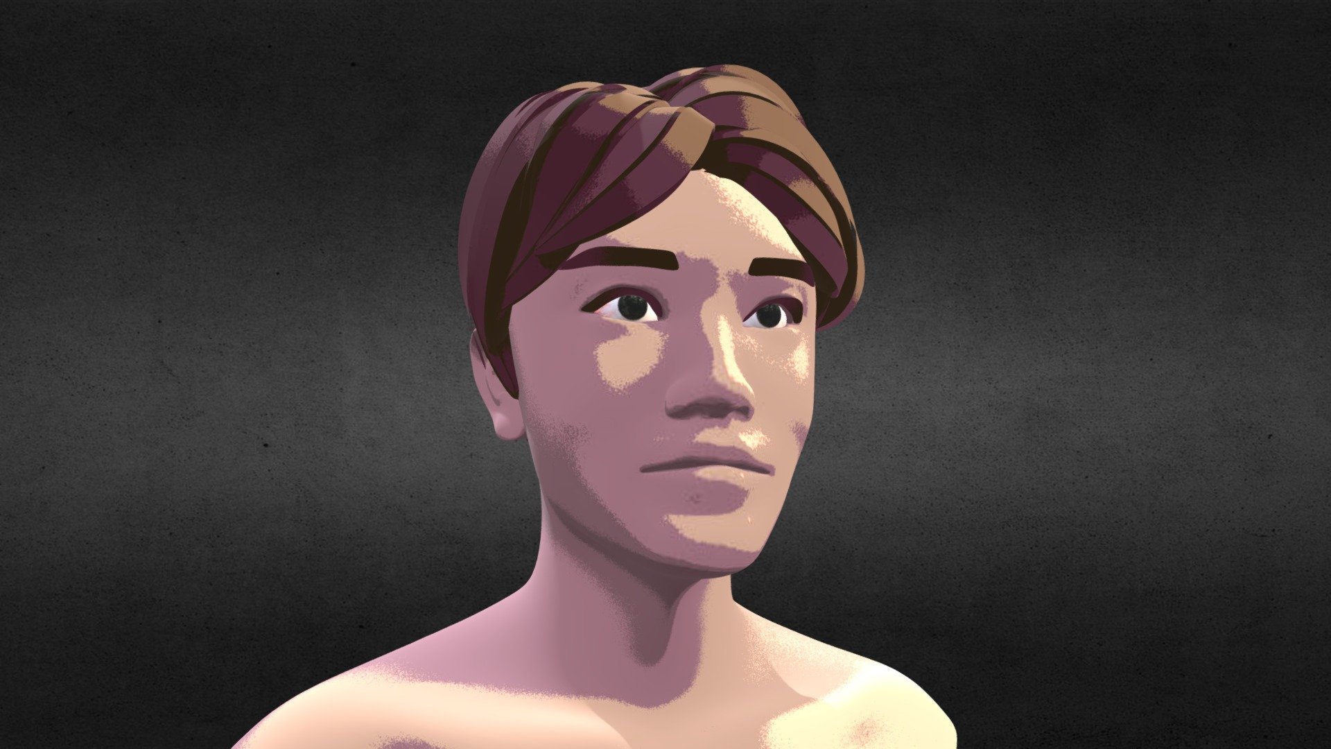 Bust with toon shading - 3D model by Tin Pui-yiu (@TinPuiYiu) [649a426 ...