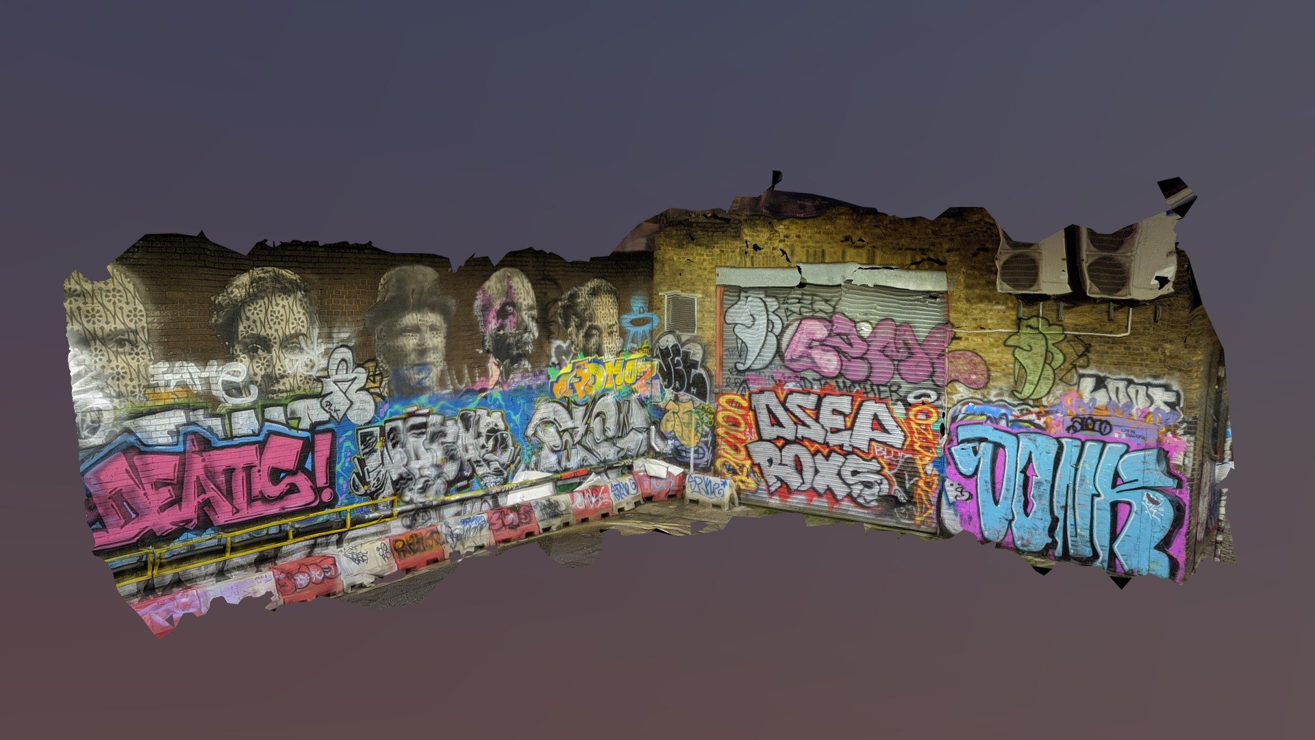 Shoreditch Alleyway - 3D model by urbanmasque [649b256] - Sketchfab
