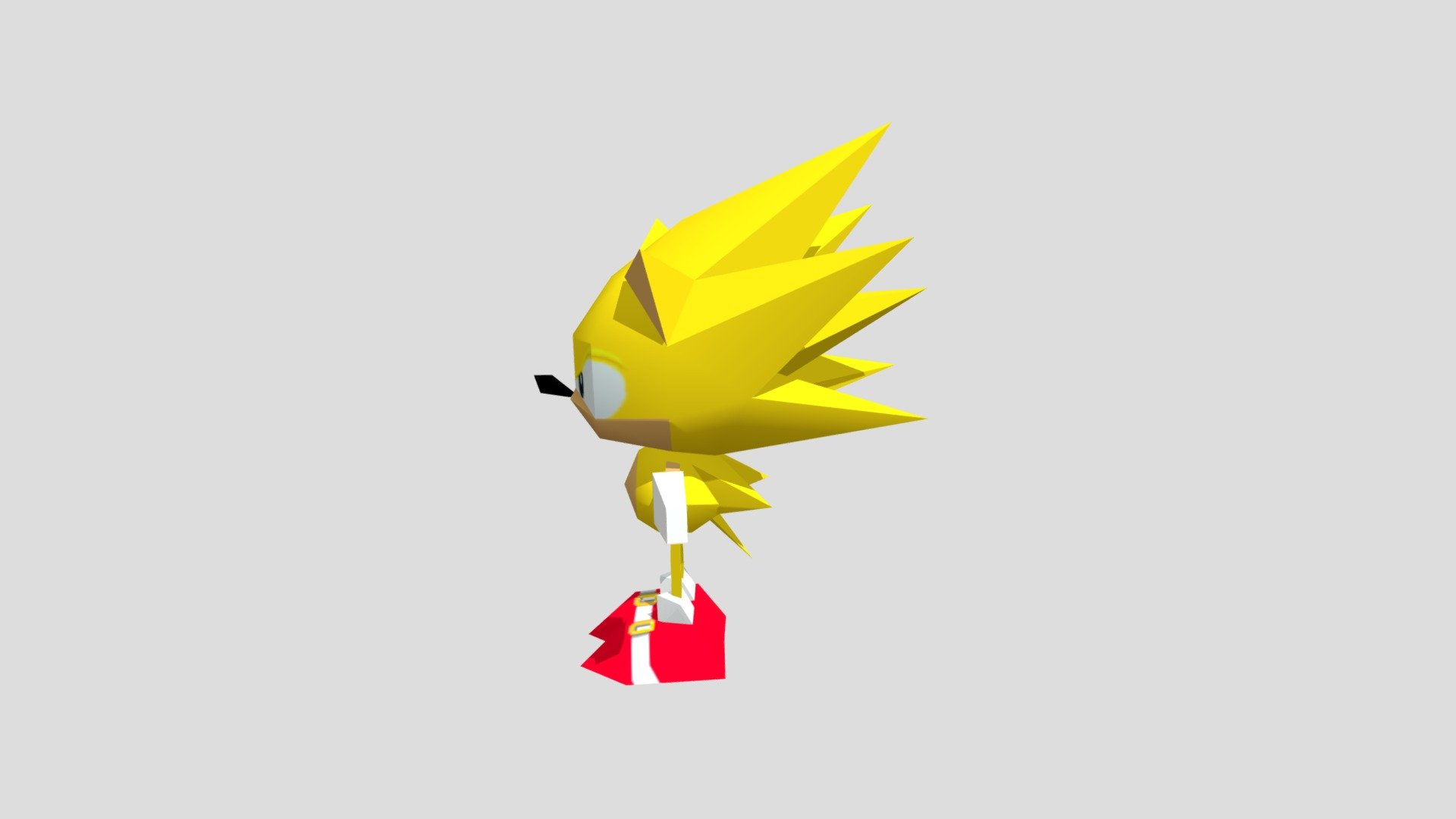 sonic R super sonic - Download Free 3D model by happy to upload ...