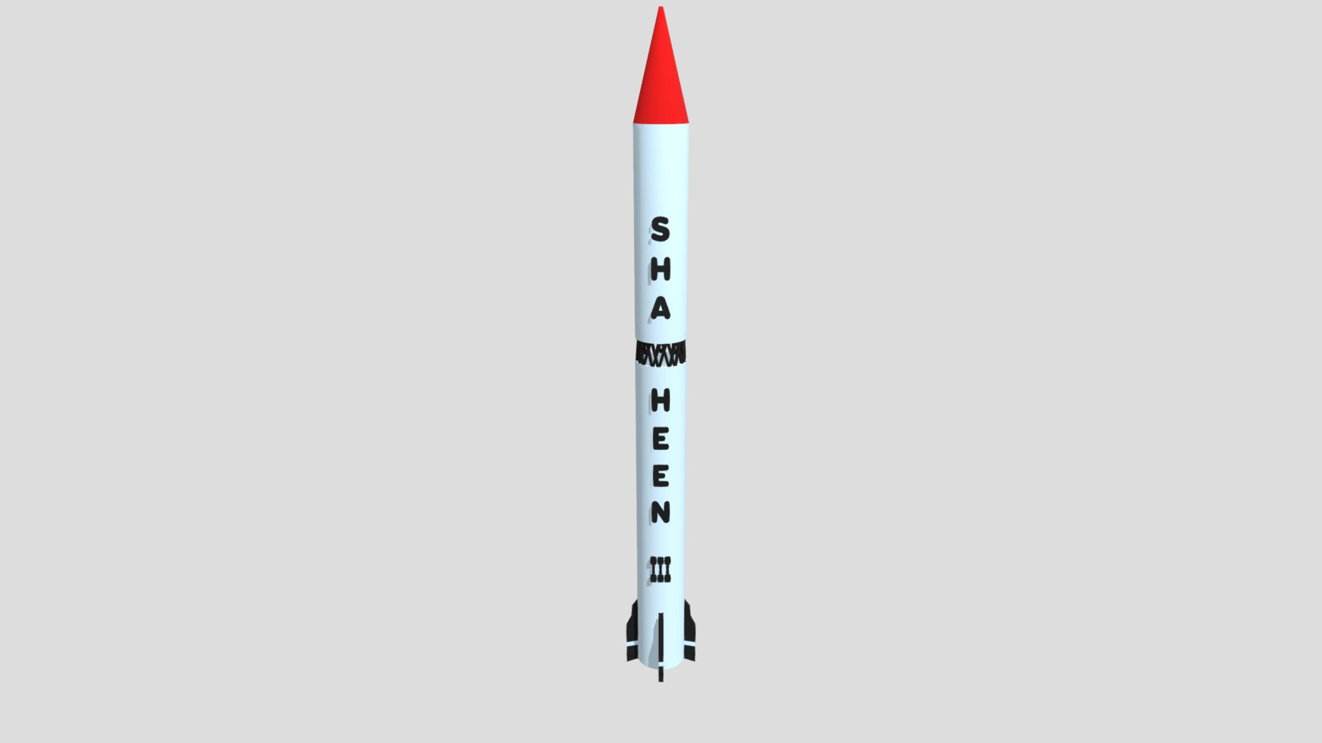 Shaheen 3 missile - Download Free 3D model by Abdullah5007 [64a0b0d ...