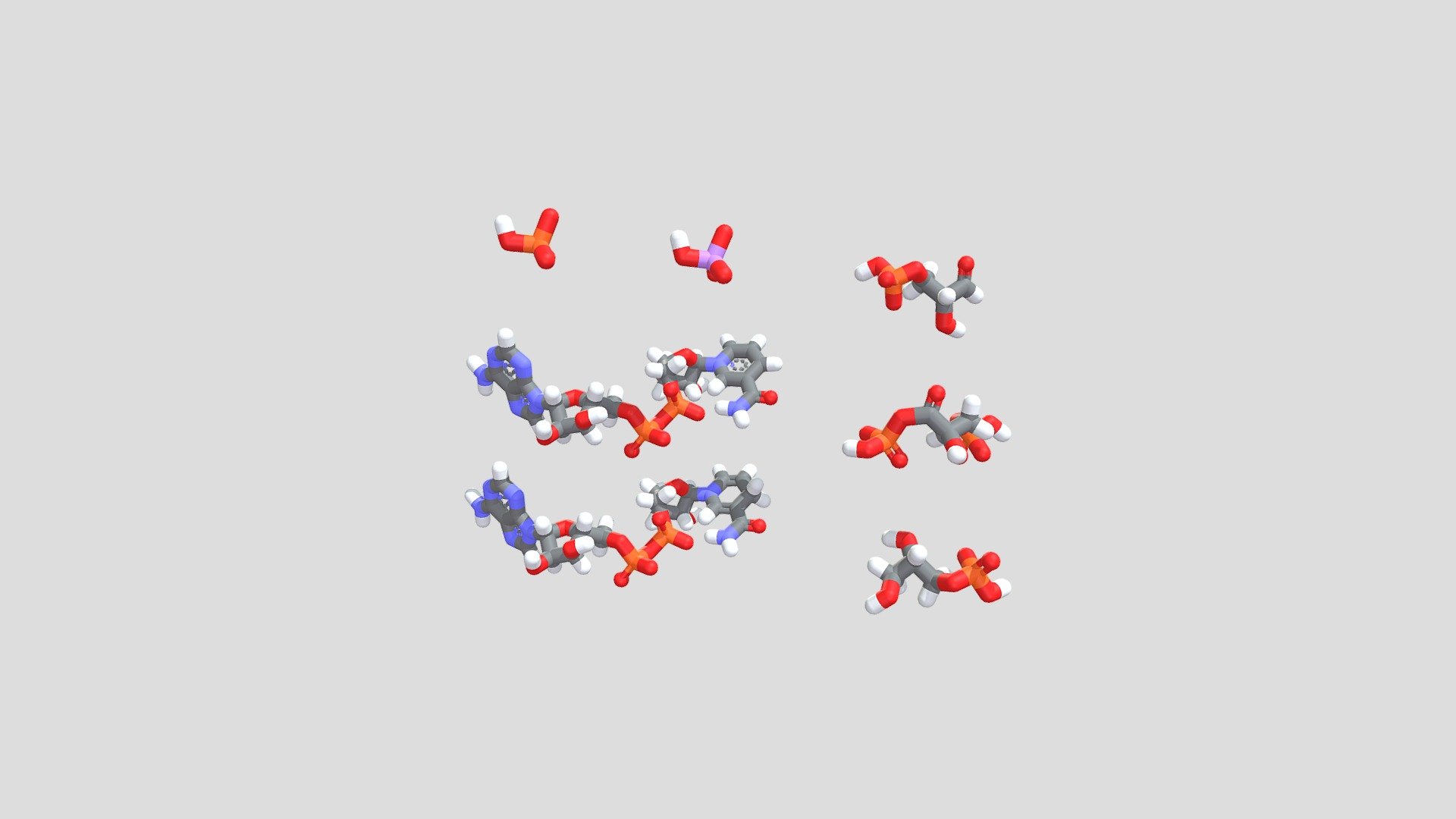 Molecules (stick) - Download Free 3D model by jstransky [64a2166 ...
